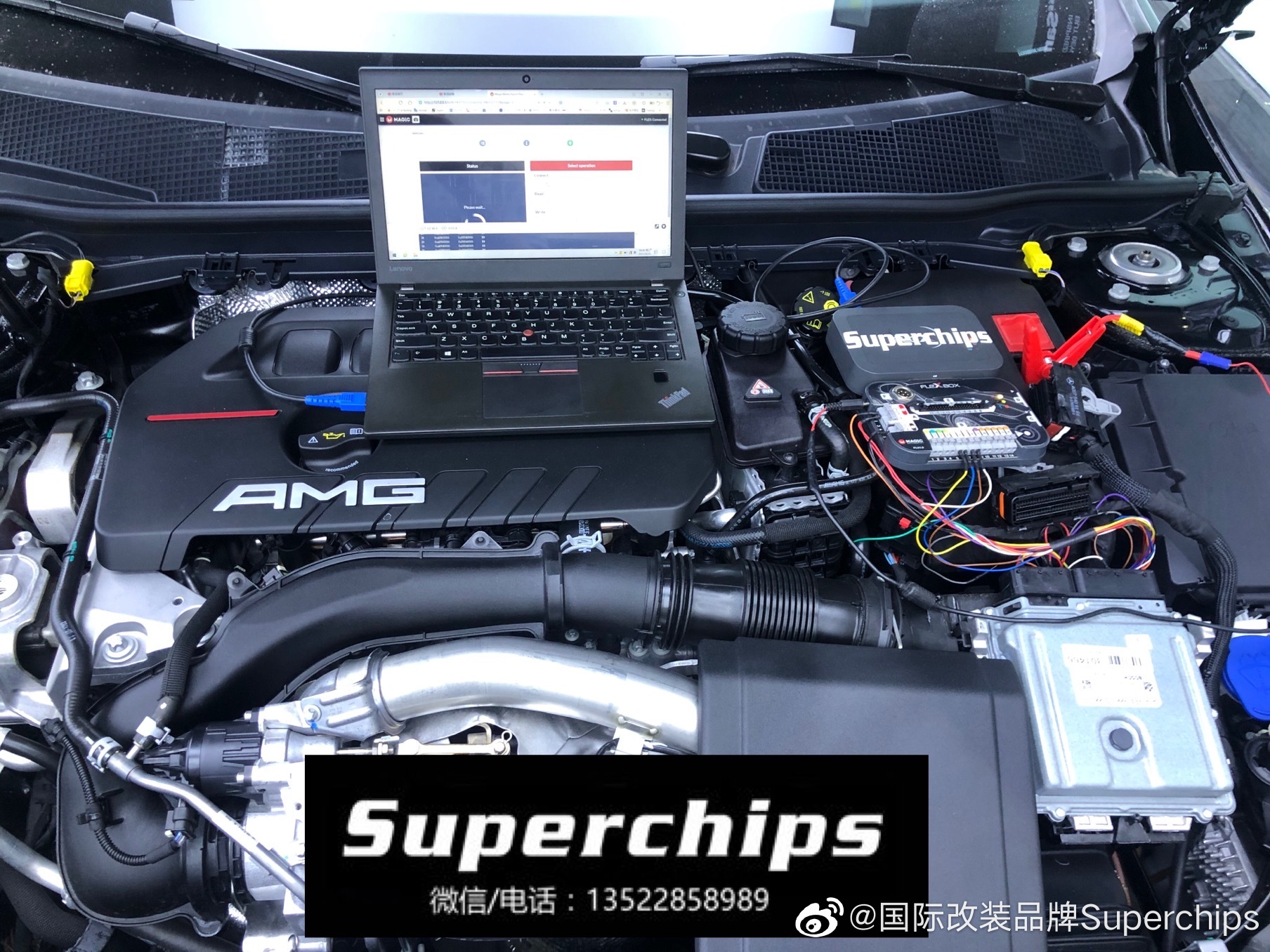 21款奔驰A35L刷ECU升级动力，国际老牌Superchips程序