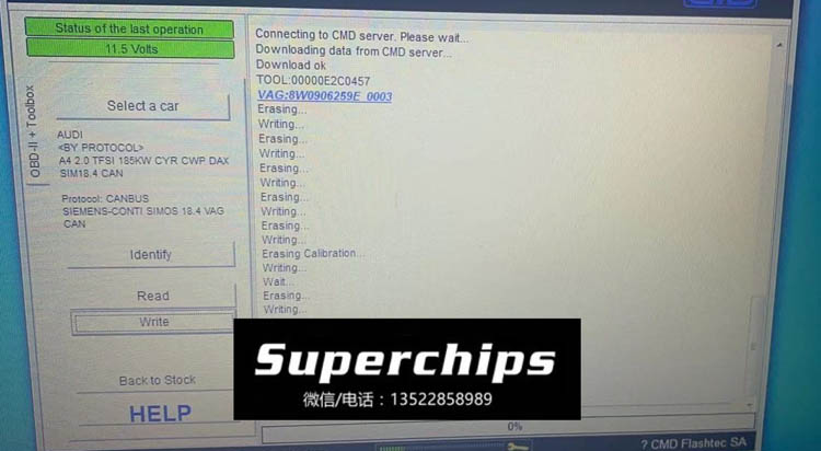 18款奥迪A4L 45TFSI刷ECU升级动力，来自国际改装品牌Superchips 的调校方案