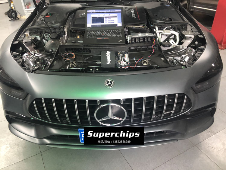 2020款奔驰AMG GT50刷ECU升级动力，来自国际改装品牌Superchips的调校方案