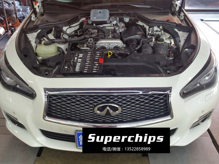 2016年英菲尼迪Q50L 2.0T直刷ECU动力升级，国际改装品牌Superchips调校程序